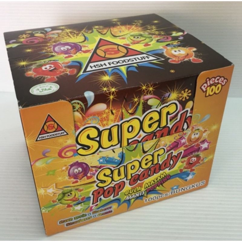 Super Pop Candy 100pcs | Shopee Malaysia