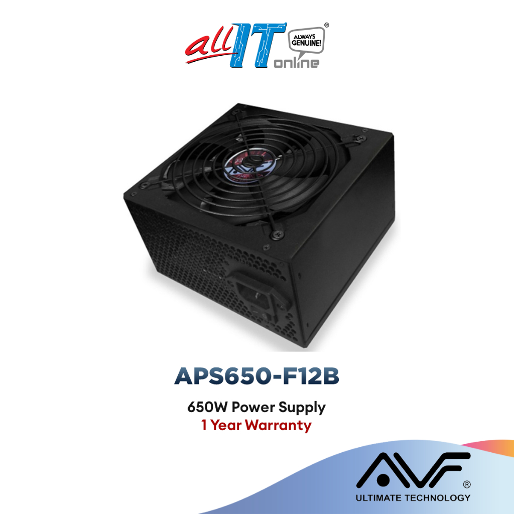 AVF ATX Standard 550W (PS550-F12R) / Extreme Power 650W (APS650-F12B ...