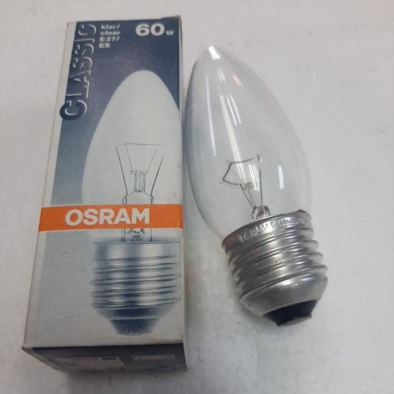 OSRAM 60W E27 BULB WARM 💡CLASSIC (1pack20pcs) | Shopee Malaysia
