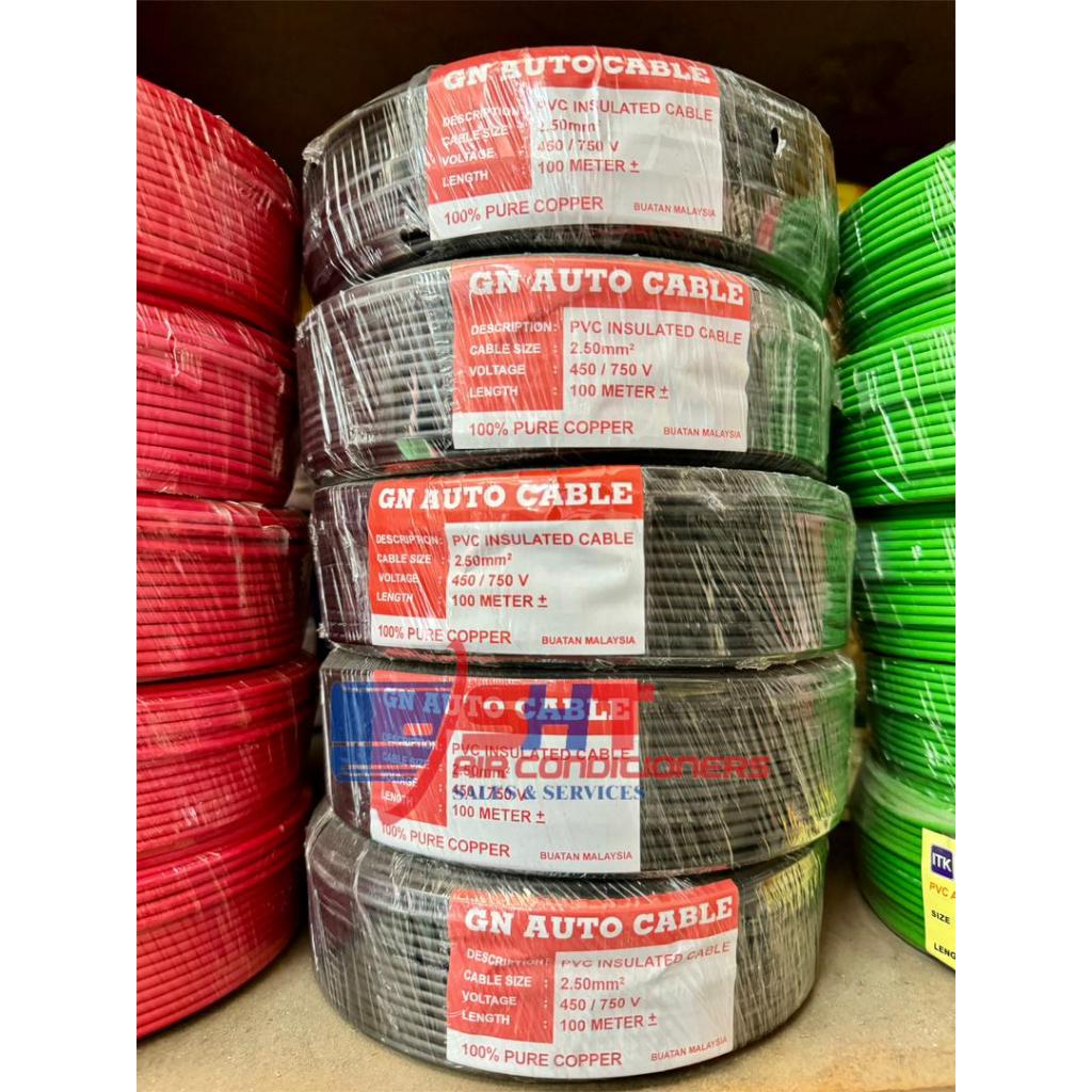 GN AUTO CABLE | ITK CABLE 100% Pure Copper Cable 1.5mm /2.5mm PVC Kable Wayar (Made in Malaysia ...