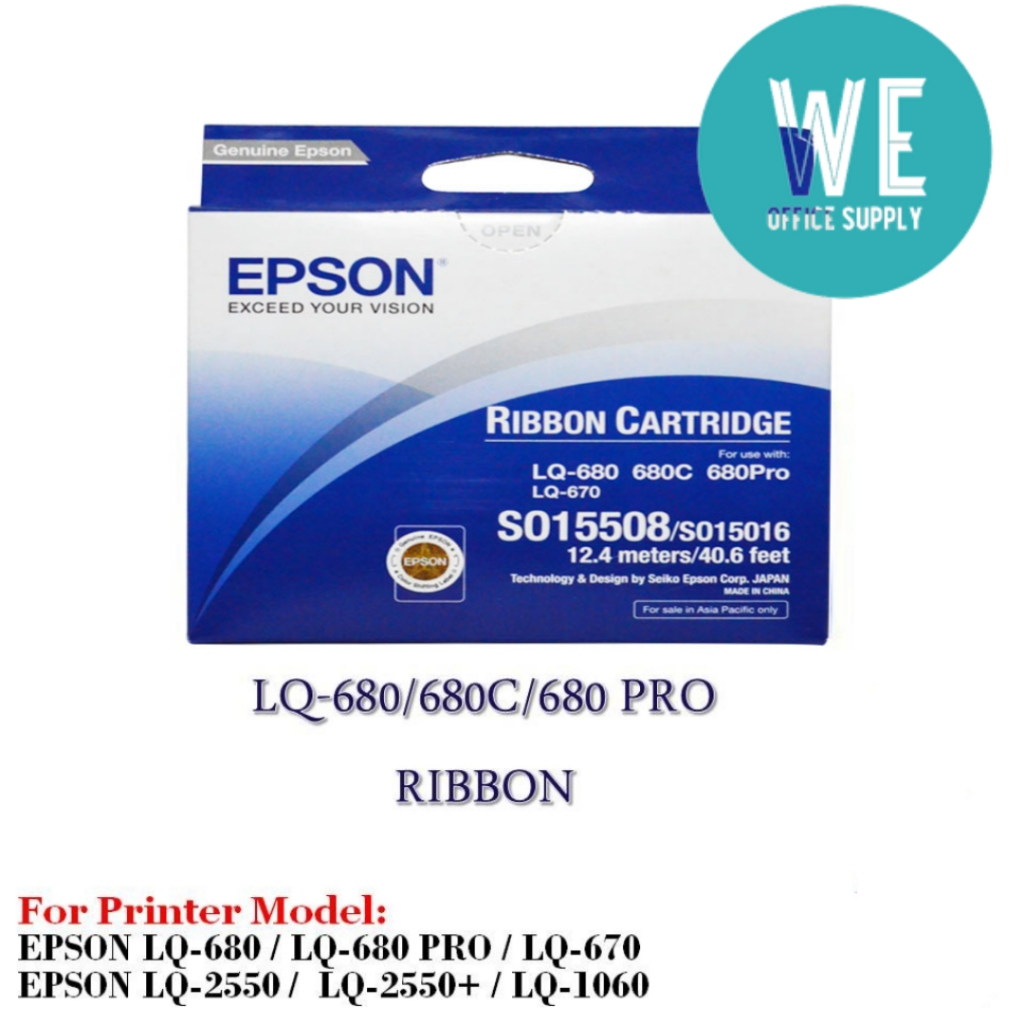 Original Epson Ribbon LQ-680/LQ2550+ (SO15508) | Shopee Malaysia