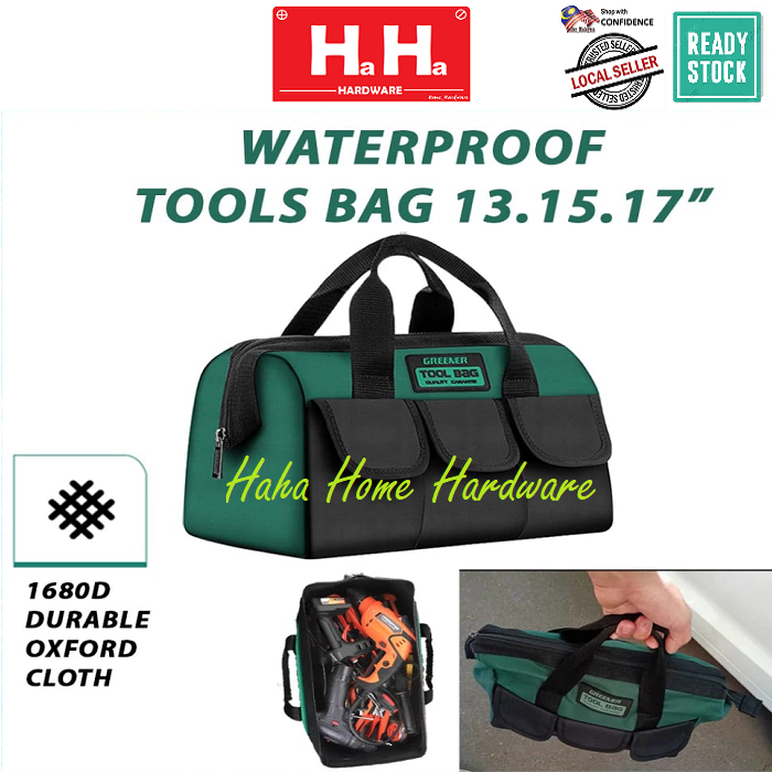 13" 15" 17" ABS Tool Bag Heavy Duty Tools Bag Electrician Tool Beg ...