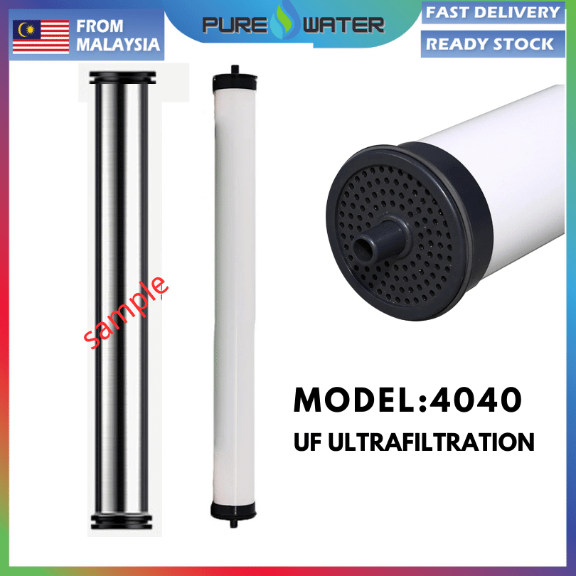4040 UF Membrane Hollow fiber Ultrafiltration Water Filter Cartridge ...