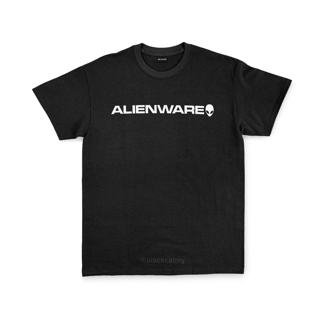 Alienware Logo Black T-Shirt | Shopee Malaysia