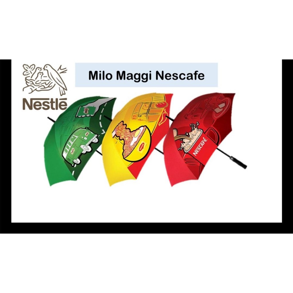 [Limited Edition] Nestle Big Umbrella Milo/Maggi/Nescafe | Shopee Malaysia