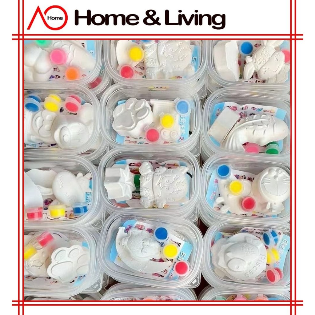 AO Home Kids Creative Graffiti DIY Coloring Painted Doll Children Art ...