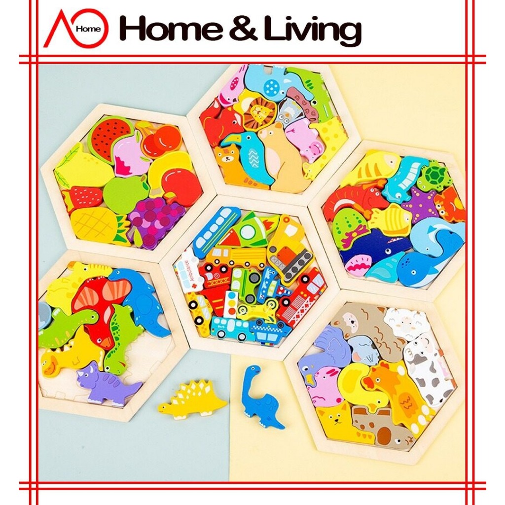 AO Home 3D Puzzle Creative Fun Kids Children Kindergarten Educational ...