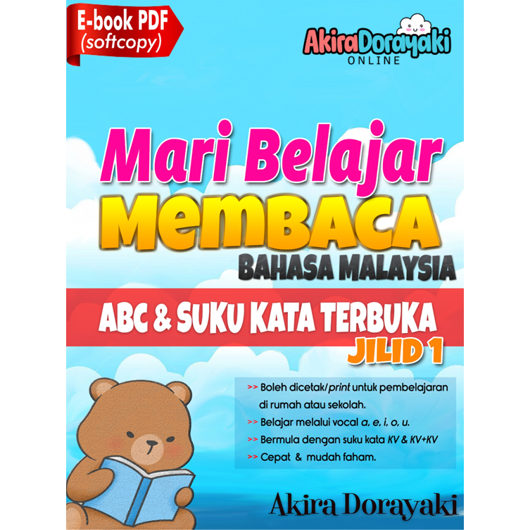 PDF [softcopy] Jilid 1 Mari Belajar Membaca Bahasa Malaysia ABC Suku ...