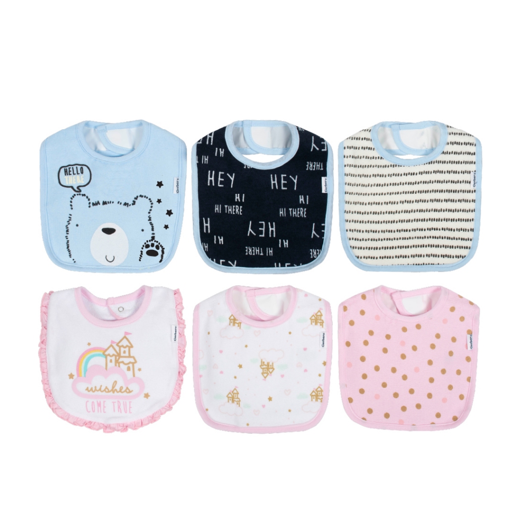 (Free Gift) Gerber Baby Boy/Girl Bibs | Shopee Malaysia