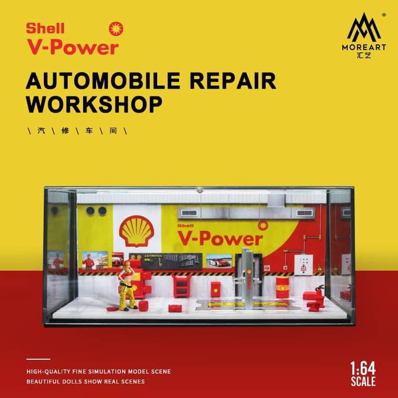 MoreArt 1/64 Shell Automobile Repair Workshop | Shopee Malaysia