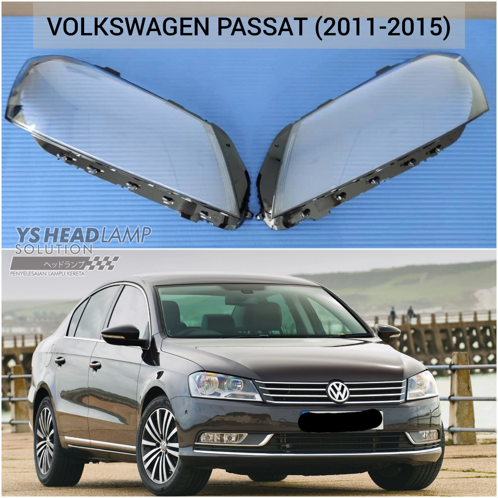 VOLKSWAGEN PASSAT B7 (2011-2015) 11 12 13 14 15 HEADLAMP COVER ...