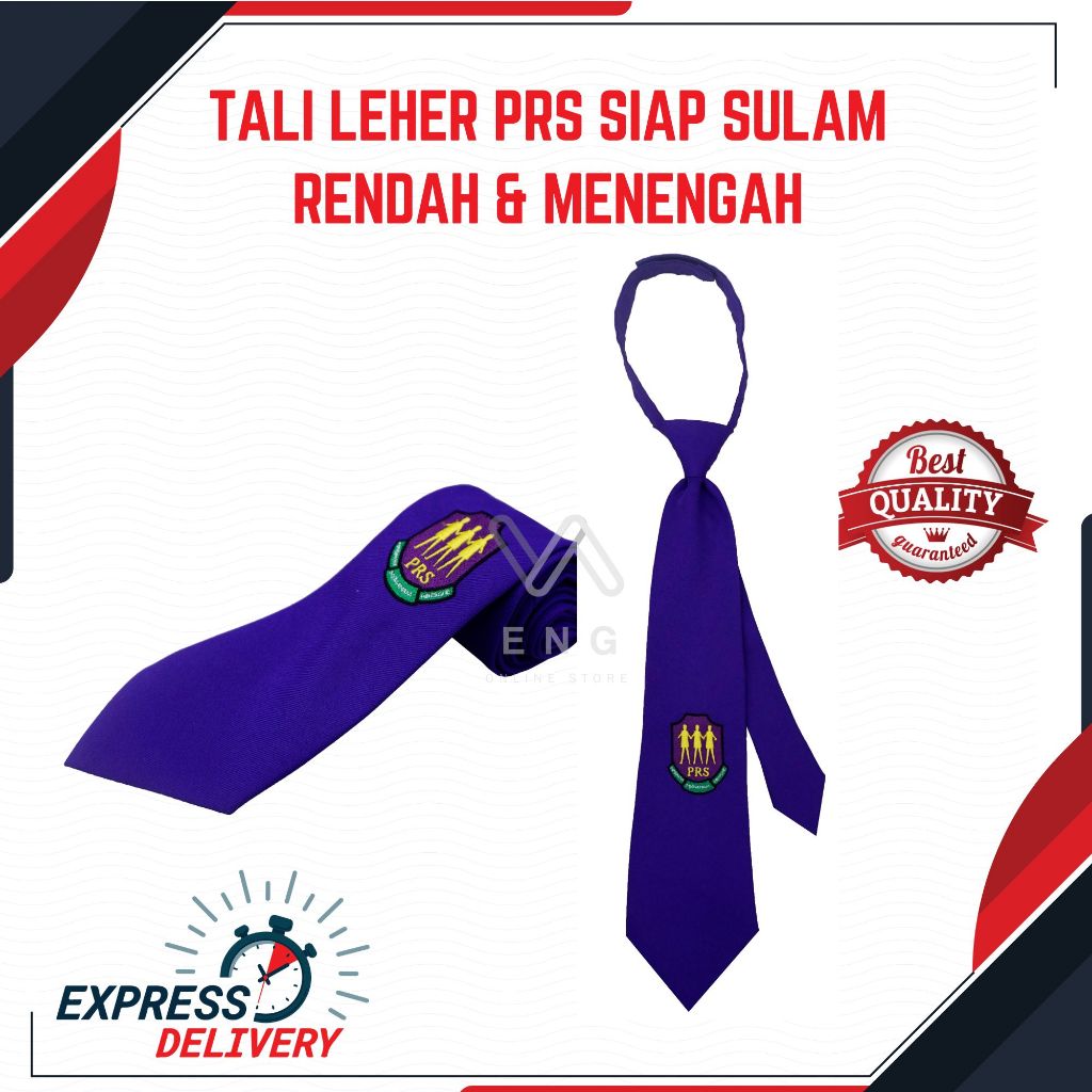 TALI LEHER PRS SIAP SULAM ( Tie PRS WITH LOGO ) - PRST | Shopee Malaysia