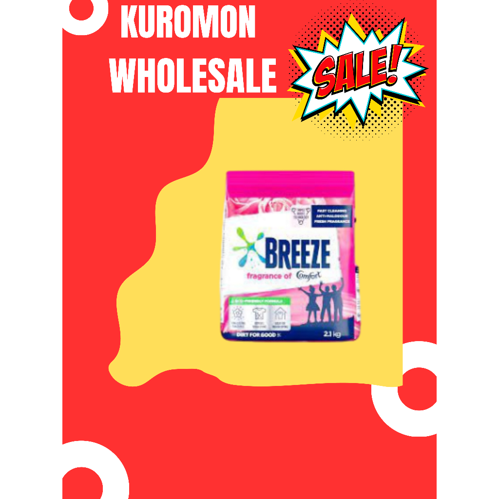 Breeze Powder Detergent Frag Of Comfort 2.1kg | Shopee Malaysia