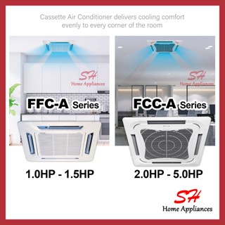 DAIKIN R32 Non-Inverter Ceiling Cassette Air-Conditioner FCC-A SERIES SkyAir 2HP 2.5HP 3HP 3.5HP ...