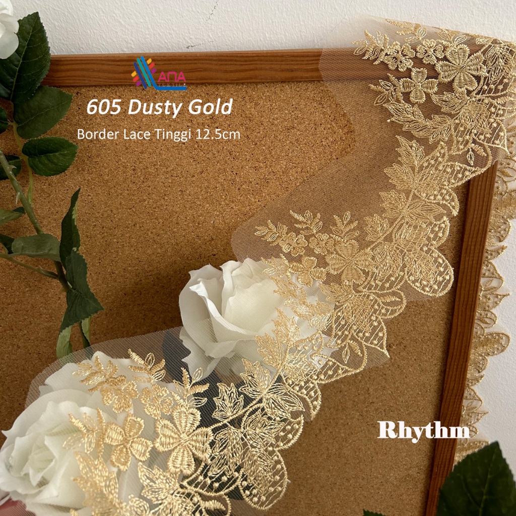 Rhythm Design Premium Border Lace Sulam Kerawang New Design Broder Lace ...