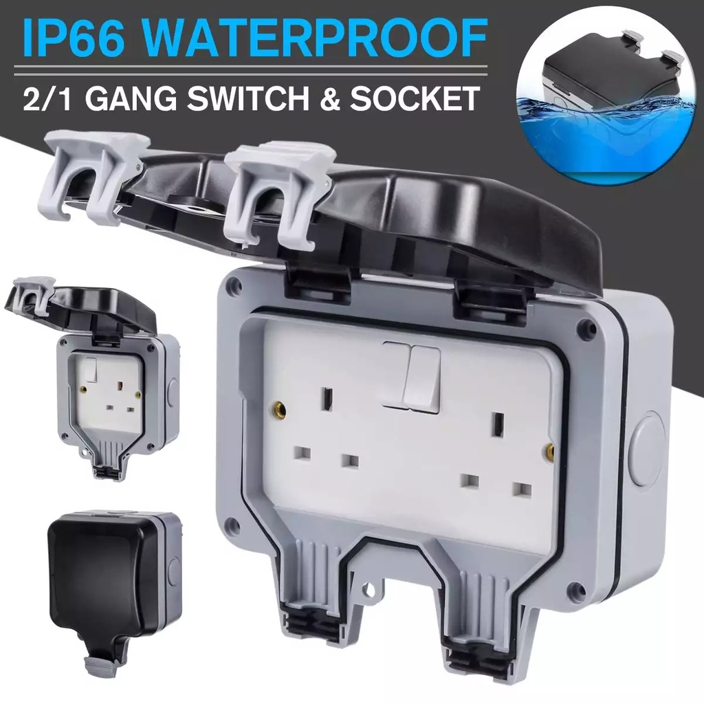 Waterproof Outdoor Socket Cover Plug Weatherproof Socket Waterproof ...