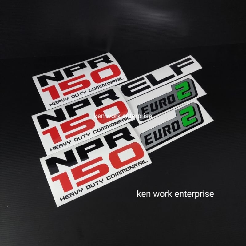 sticker isuzu NPR 150 heavy duty commonrail | Shopee Malaysia