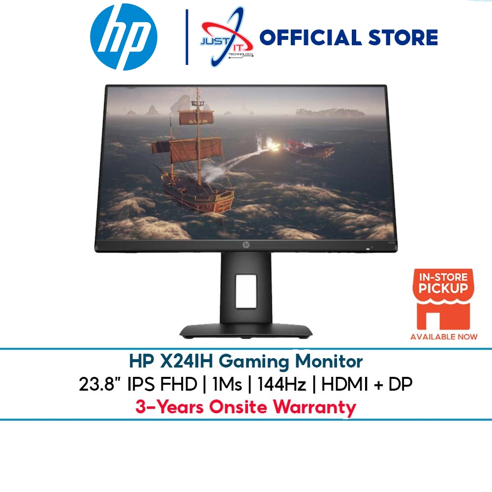 HP X24IH 24" 144Hz IPS FHD AMD FREESYNC GAMING MONITOR | Shopee Malaysia