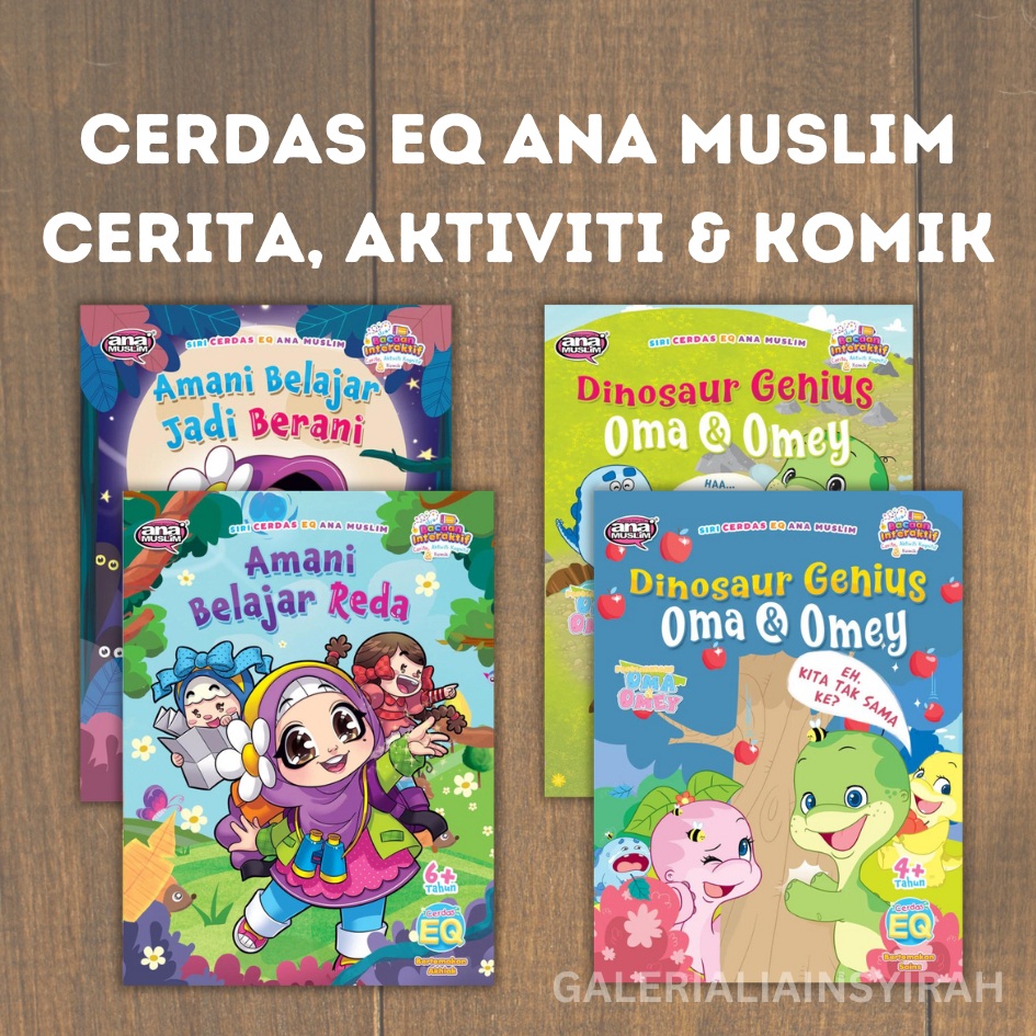 Buku Cerita Kanak kanak ANA MUSLIM Buku Aktiviti Siri Cerdas EQ Belajar ...