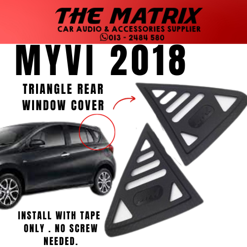 Perodua Myvi Triangle Rear Window Cover One Pair | Shopee Malaysia