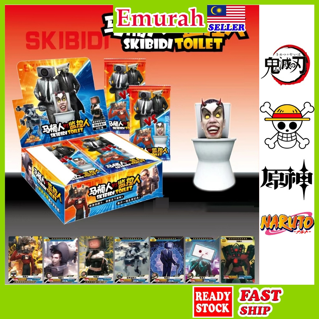 GAME CARD CAPYBARA LABUBU Skibidi Toilet OnePiece Naruto Dragon Ball ...