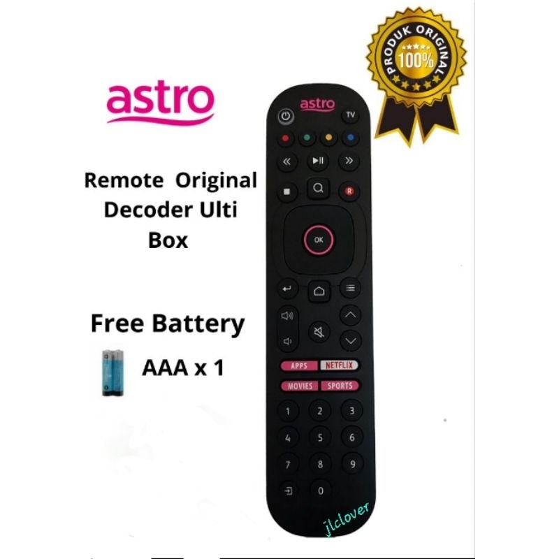Astro Ulti Box 100% Original New Remote Control | Shopee Malaysia