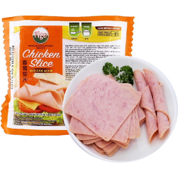 香鸡切片 FIGO CHICKEN SLICES (HAM) 500G | Shopee Malaysia