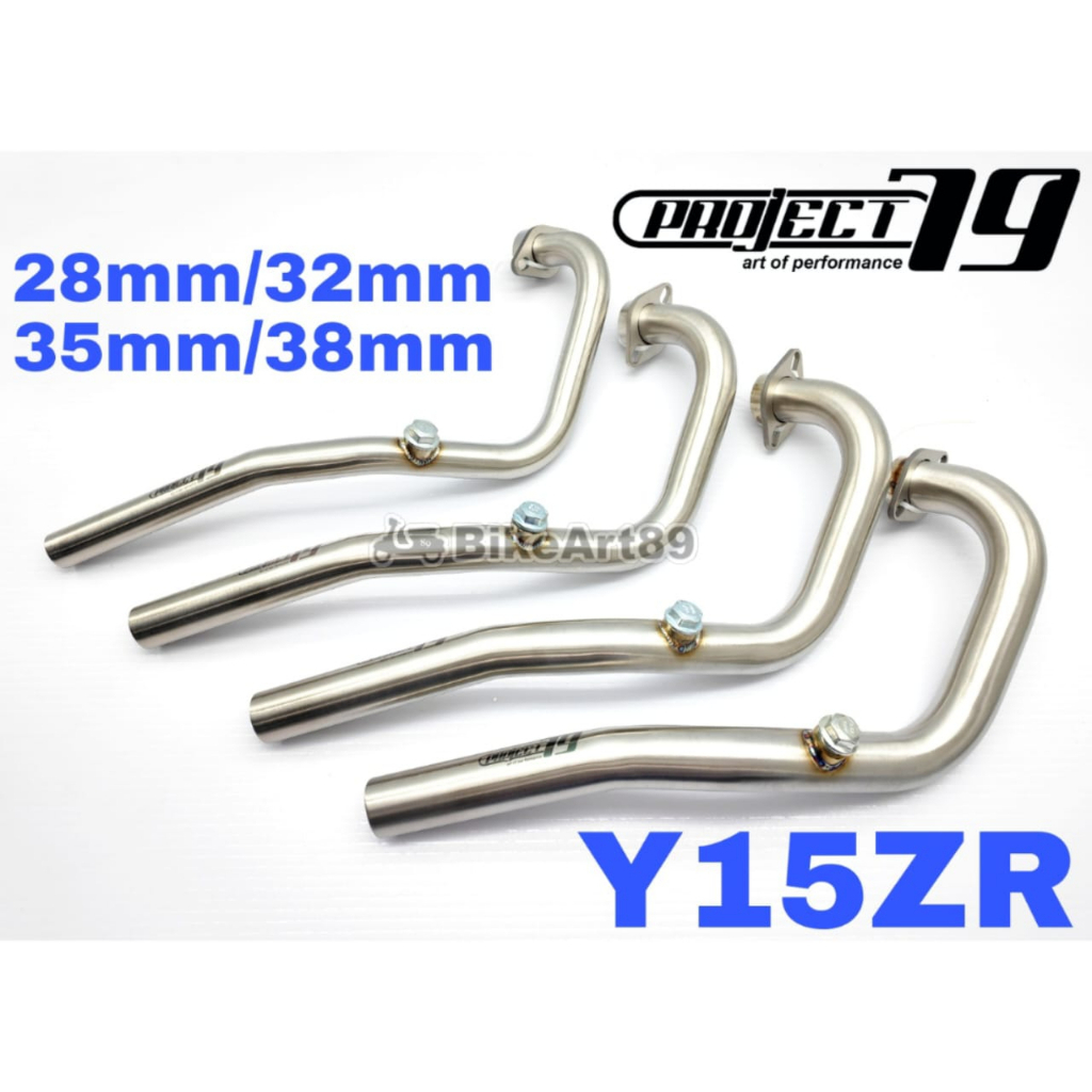 Manifold Welding Yamaha Y15ZR ( V1 - V2 ) Universal Stainless Steel Link Pipe 28 / 32 / 35 ...