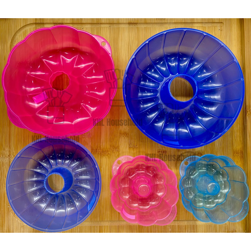 Acuan Puding Bunga Cantik /Acuan Kek Kukus Round Jelly Mould Acuan Kek ...