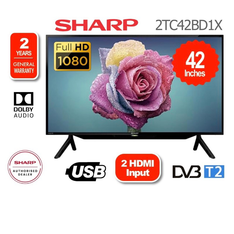 Sharp Digital LED TV 2T-42BD1X 42 INCH | Shopee Malaysia