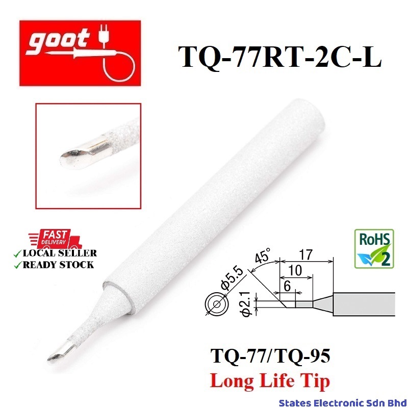 GOOT TQ-77RT-2C-L Replacement Tips for TQ-77 / TQ-95 (Japan) | Shopee ...