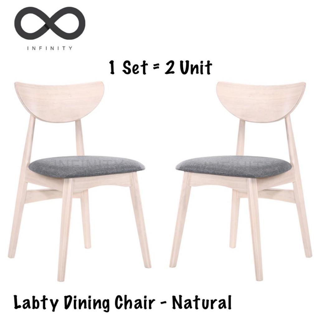 Infinity Labty Dining Chair with Cushion Seat /1 Set=2 Unit / Strong ...