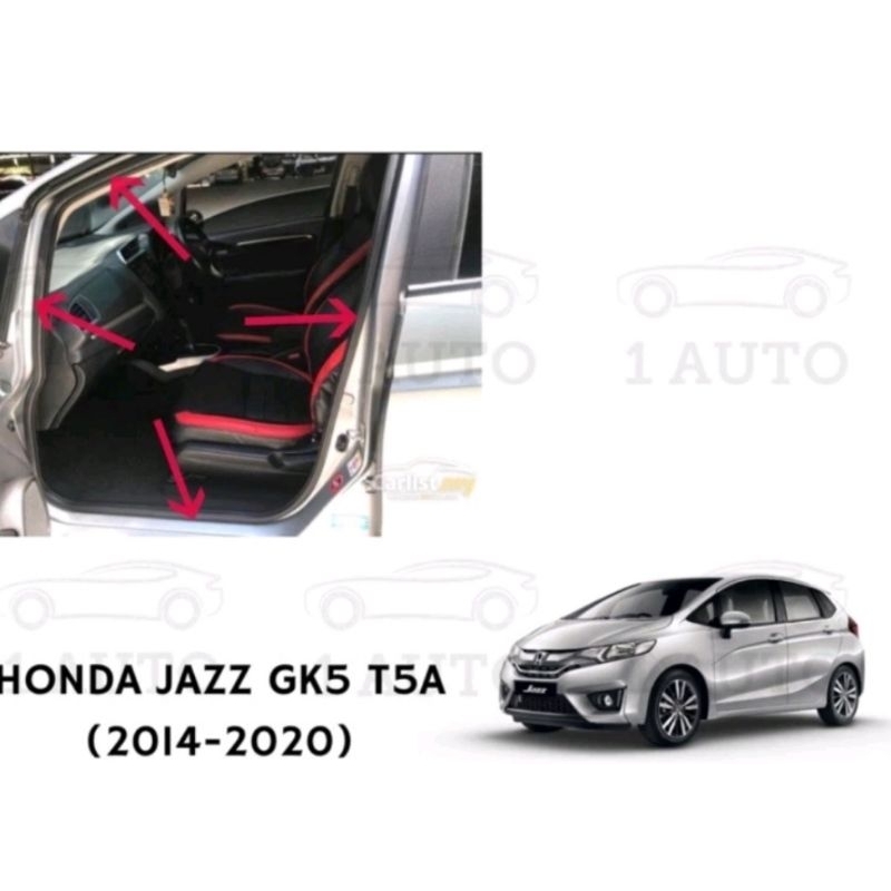 HONDA JAZZ T5A GK 2014-2019 DOOR RUBBER INNER/BODY GETAH | Shopee Malaysia