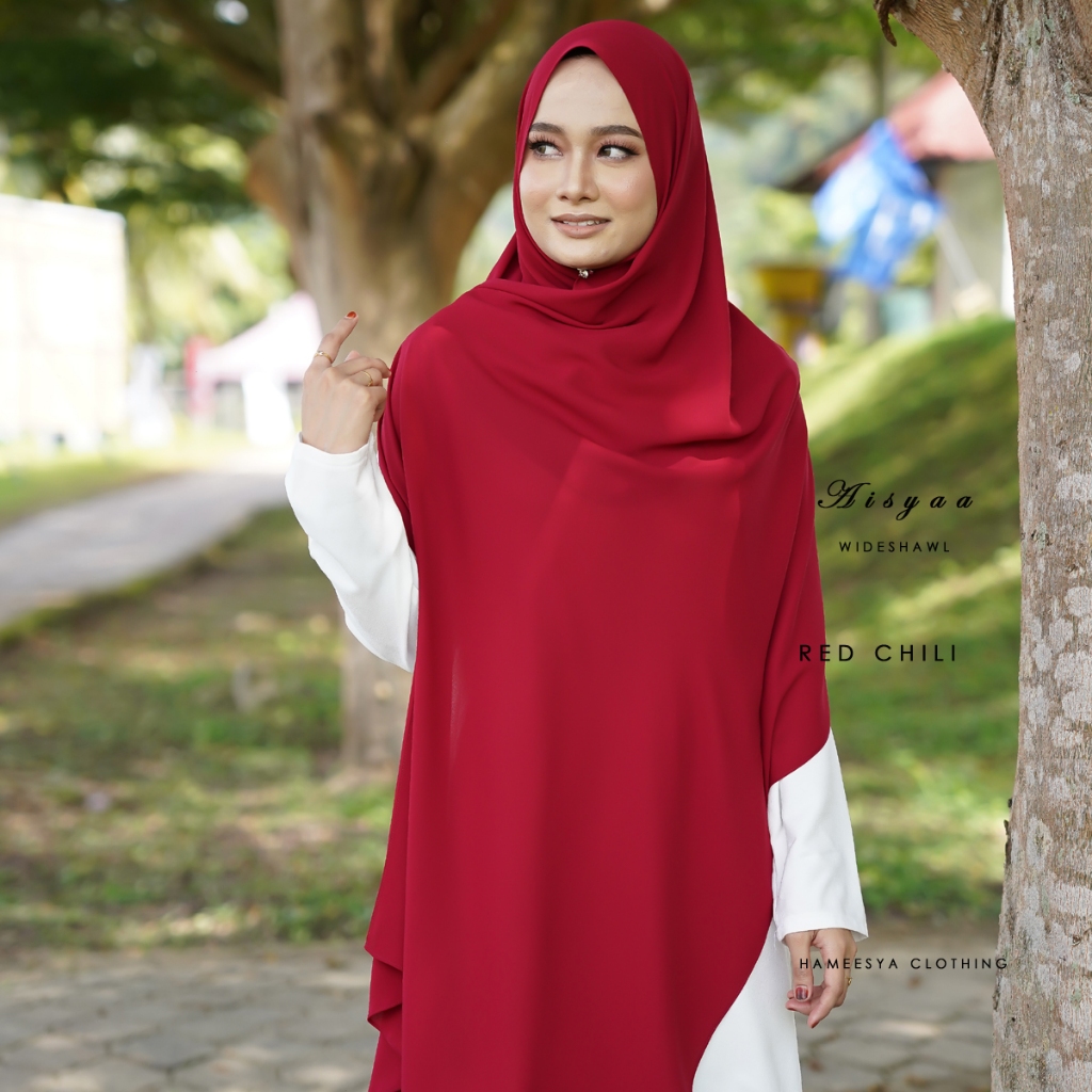 Shawl Labuh 2.2 meter Aisyaa Long Shawl Labuh Hameesya Long Shawl XL ...