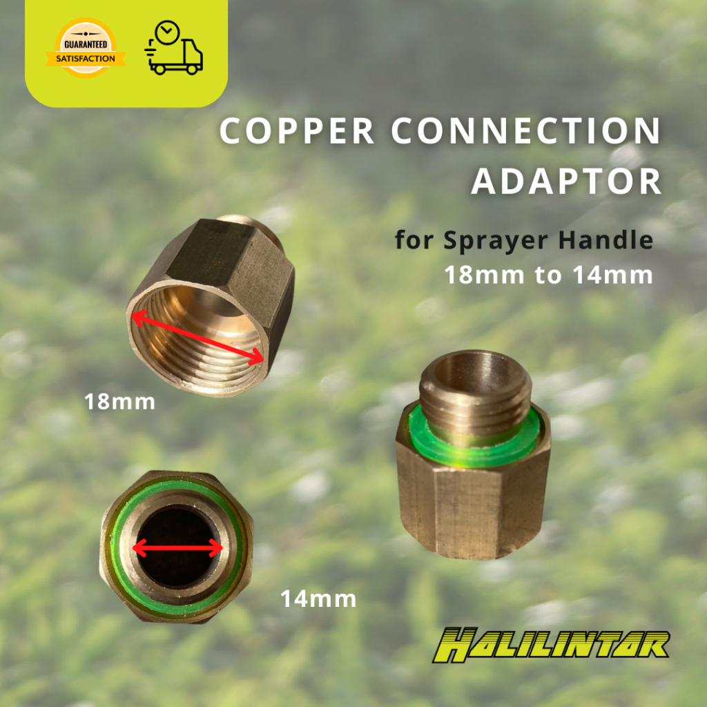 Copper Connection Lance Adaptor for Sprayer Handle 18mm to 14mm ...