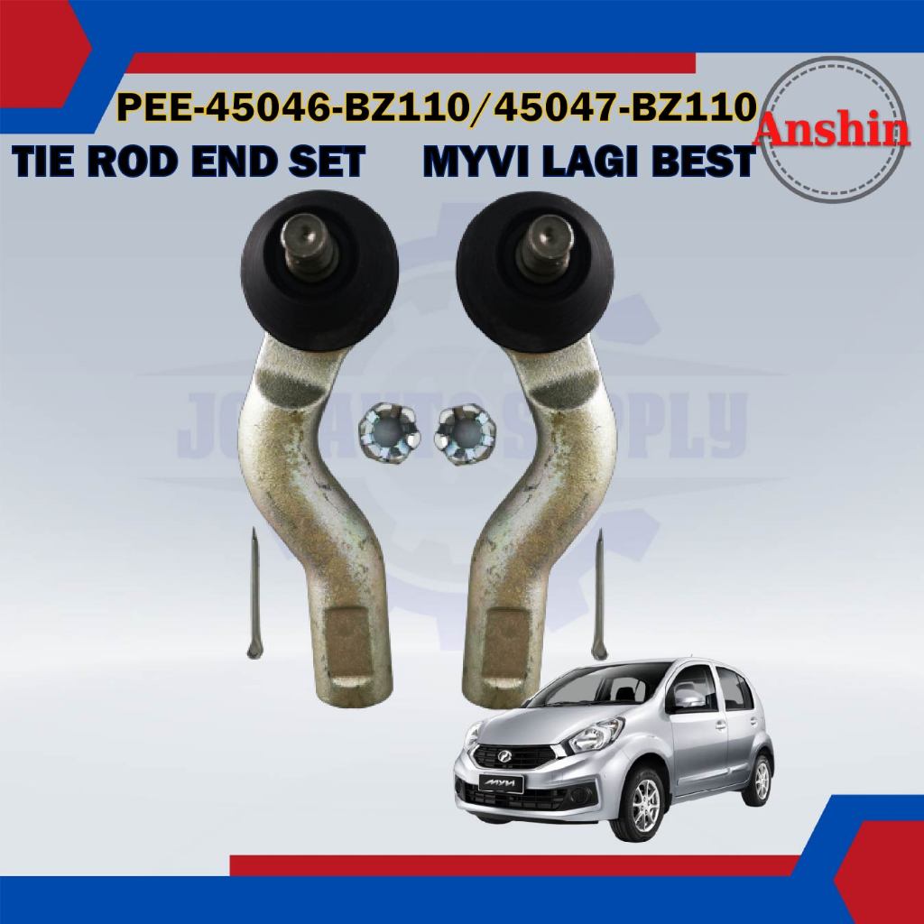 TIE ROD END SET-ANSHIN-PERODUA MYVI LAGI BEST-PEE-45046-BZ110/45047 ...