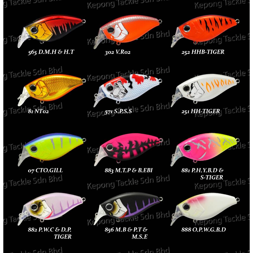 RIPPLE-ASH fishing lure R SERIES - SSS CRANK 60F BAIT LURE | Shopee Malaysia