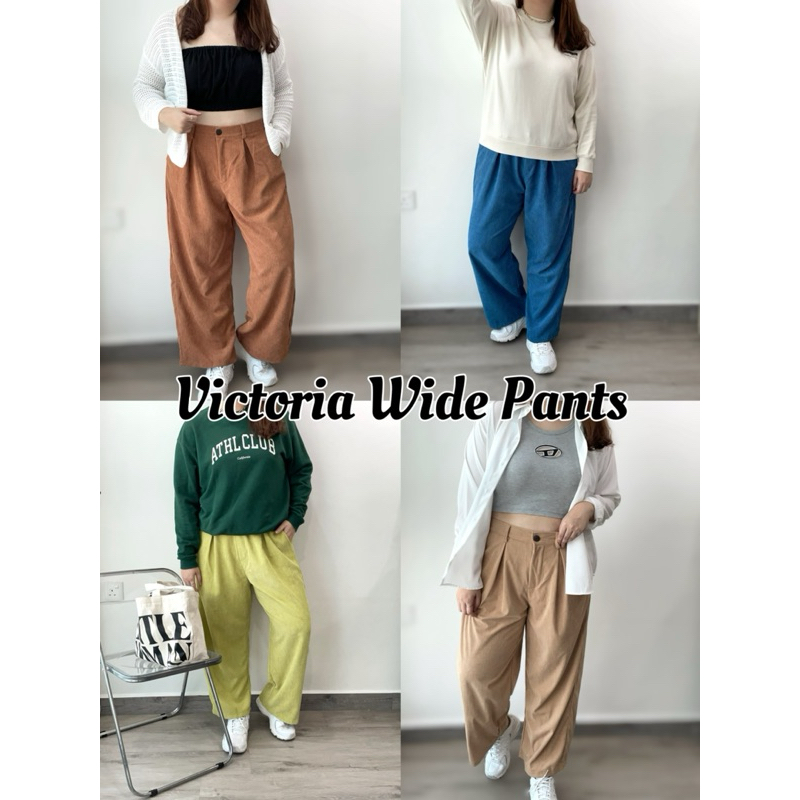 Victoria Wide Pants L03-LP | Shopee Malaysia