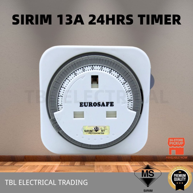 🔥sirim🔥13a 24hours Plug In Timer 24hrs Timer Switch Programme Timer