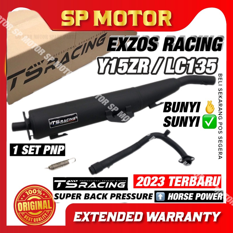 ”TERBARU” TS RACING EXHAUST SUPER BACK PRESSURE Y15ZR LC135 V1-V7 ...