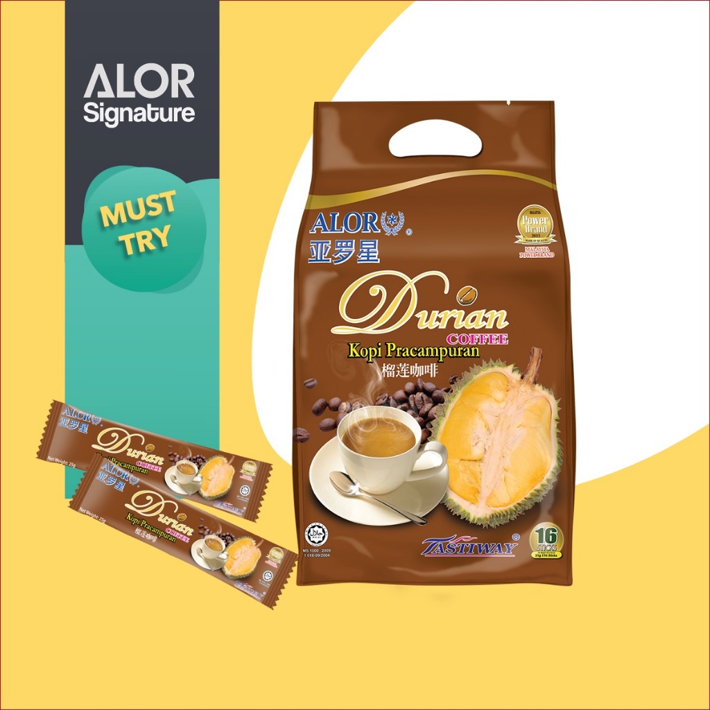 Alor Kopi Durian Premium - Rasa Unik Durian & Kopi dengan Sijil Halal ...