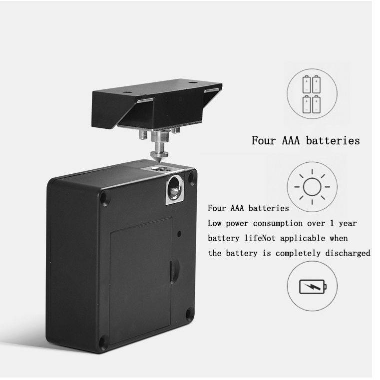 Smart Drawer Lock, Hidden DIY Cabinet Lock/Punch-Free, IC Card/TT Lock ...