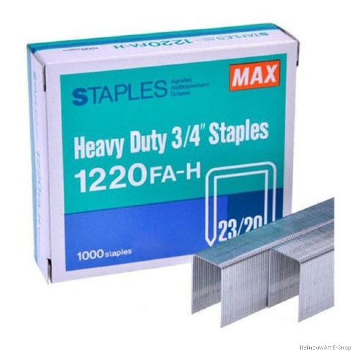 *CLEARANCE*100% ORIGINAL HEAVY DUTY MAX STAPLES 1220 (23/20) FA-H/ 1224 ...