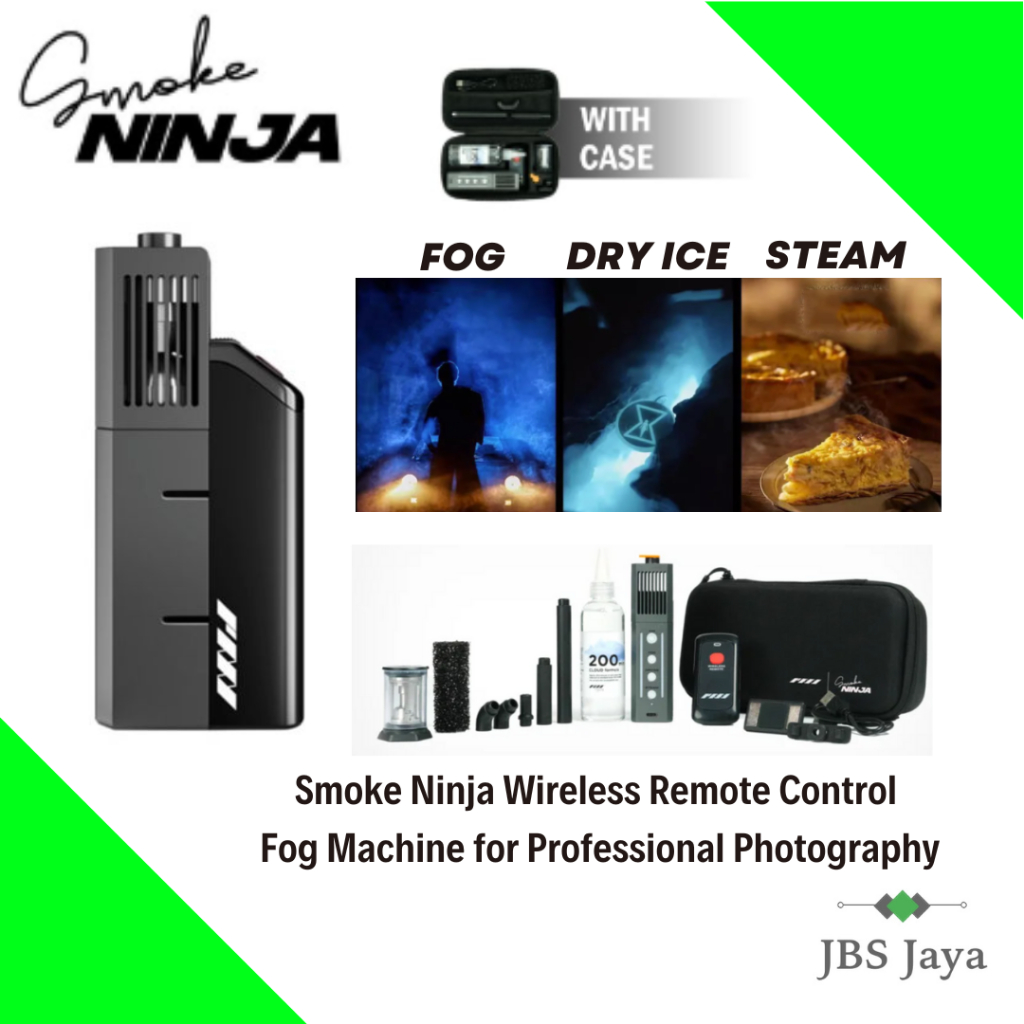 Smoke Genie Smoke Ninja Wireless Remote Control Fog Machine for ...