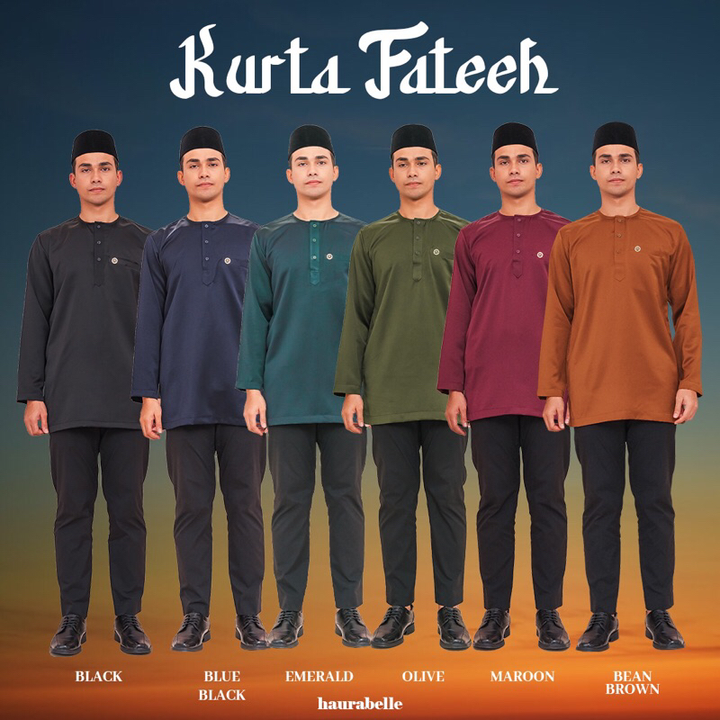 [Ready Stock] Kurta Fateeh Dewasa Part 1 By Haurabelle 💚💚 | Shopee Malaysia