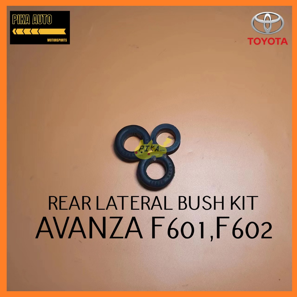 TOYOTA AVANZA F601,F602 REAR LATERAL BUSH KIT (3PCS) 7736 | Shopee Malaysia