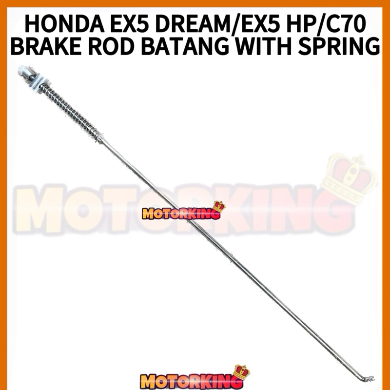 HONDA EX5 DREAM EX5 HIGH POWER C70 BRAKE ROD BATANG ROD SIAP SPRING ...