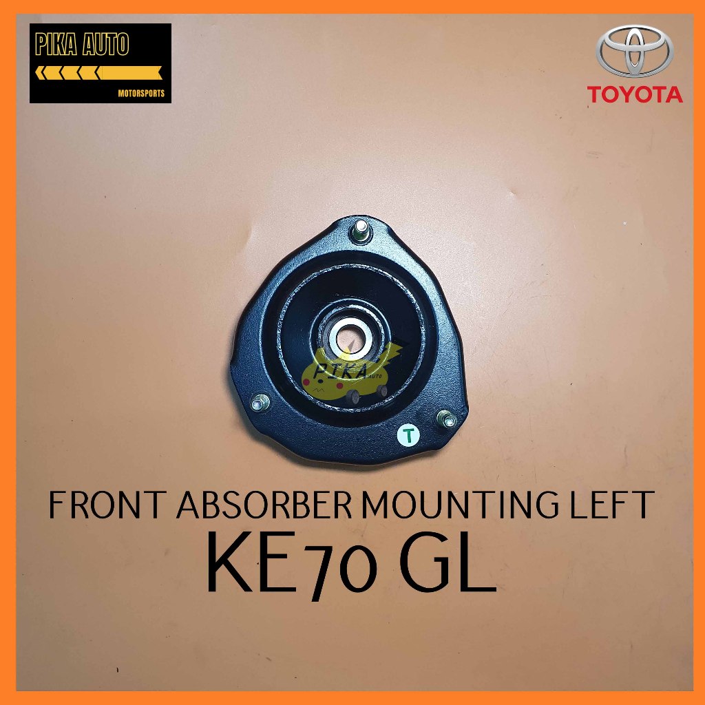 TOYOTA KE70 GL FRONT ABSORBER MOUNTING LEFT & RIGHT 48609-12010 / 48603 ...