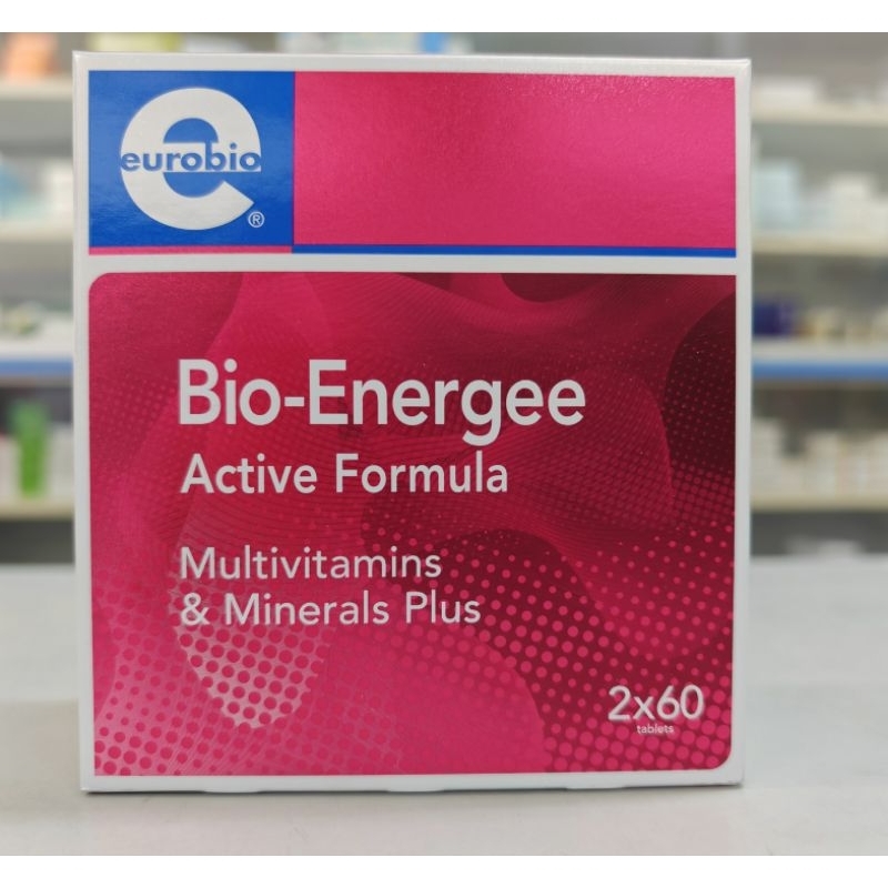 Eurobio Bio-Energee Active formula Multivitamins & Minerals tab ...