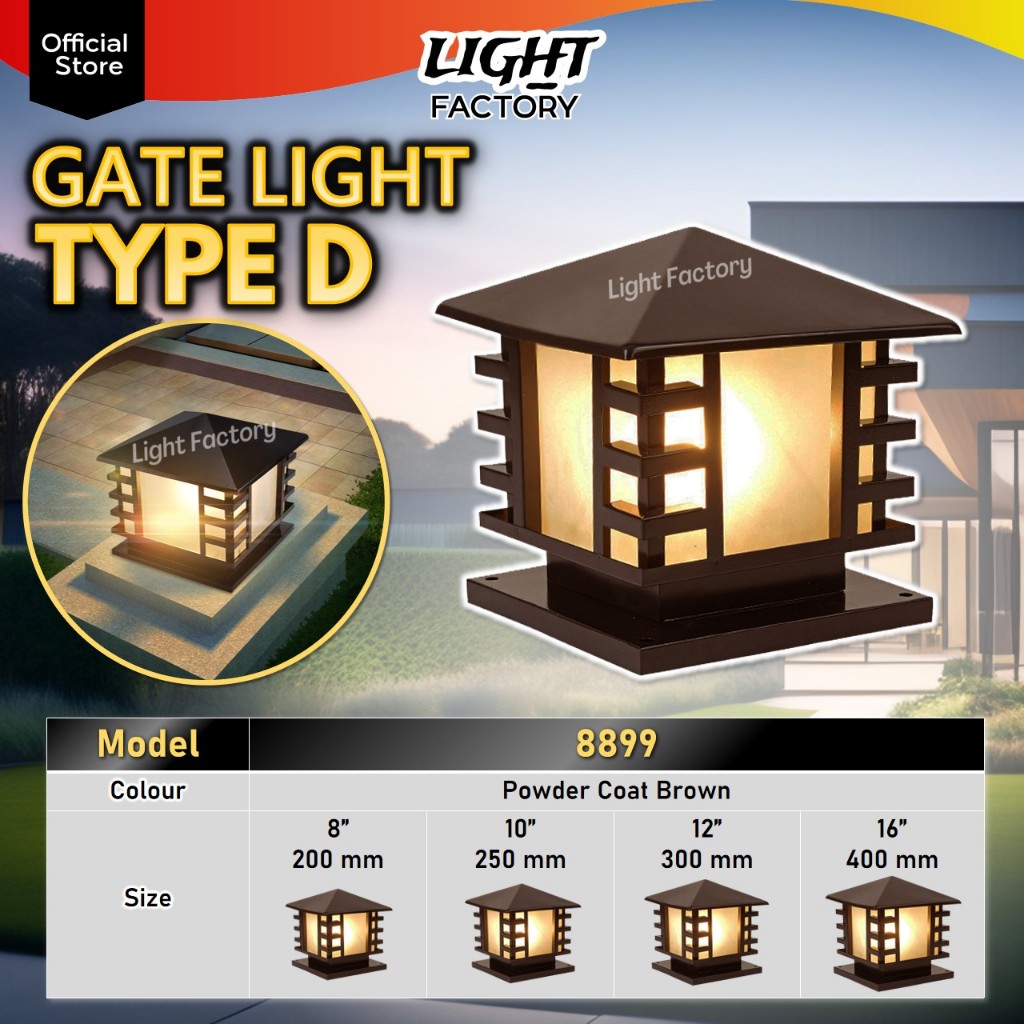 🔥HOT🔥Outdoor Gate Light Outdoor Gate Lamp Weather Proof Outdoor Pillar ...